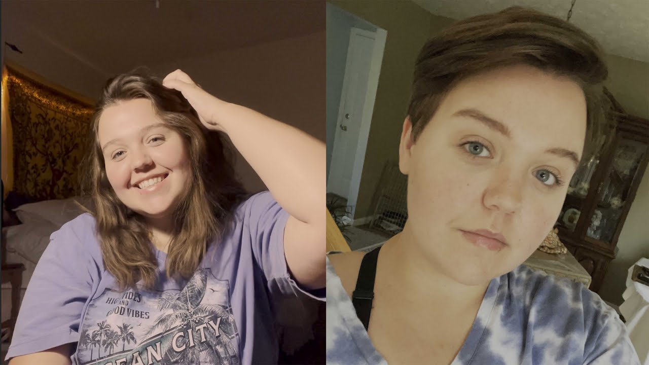 The Time I Cut All My Hair Off - YouTube