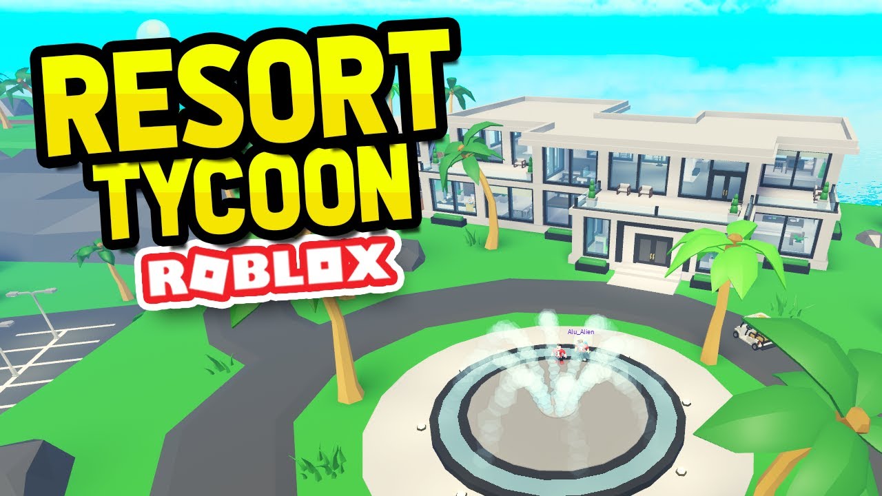 BUILDING THE VILLA in ROBLOX TROPICAL RESORT TYCOON - YouTube