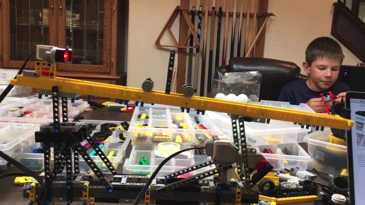 Lego Mindstorms Ball and Beam balance - YouTube