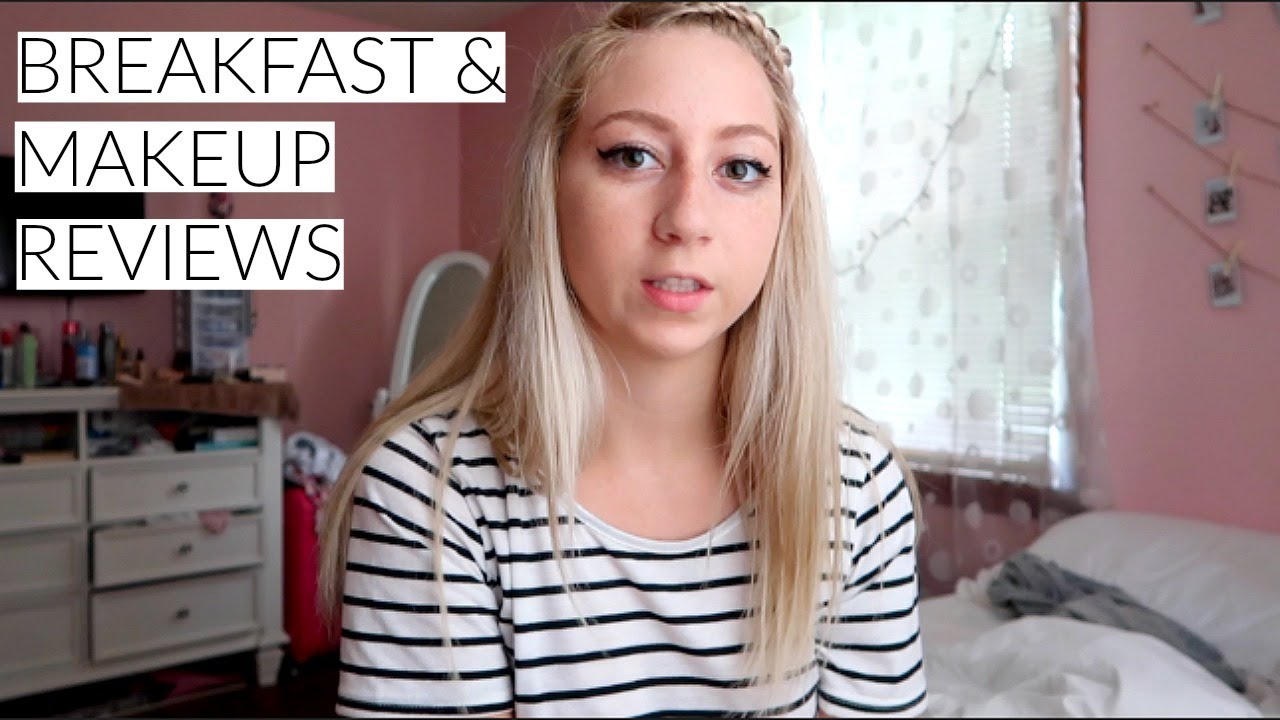 BREAKFAST & MAKEUP REVIEW// VLOG 3 - YouTube