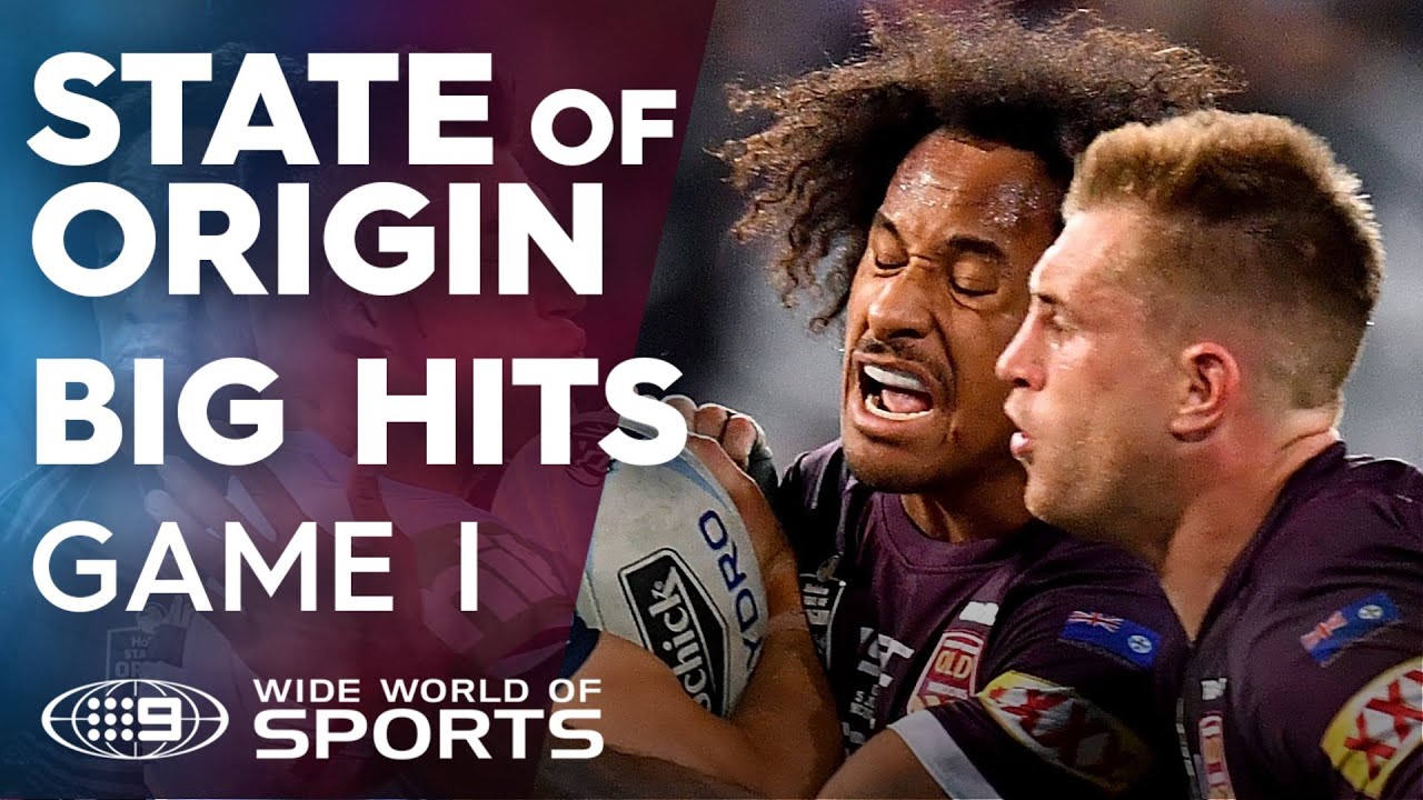 2019 State of Origin: Big Hits - Game I | NRL on Nine - YouTube