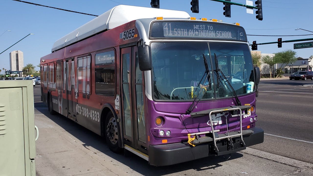 Valley Metro - 2014 New Flyer C40LFR 5055 - YouTube