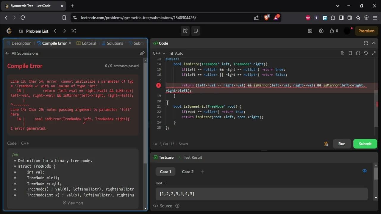 برمجهleetcode-101 - YouTube