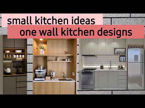 Small kitchen designs. One wall small kitchen designs. Tiny kitchen ...