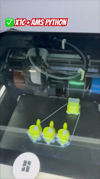 Bambulab X1C + Python Ams #3dprinting #machine #cnc #3dprinted - YouTube