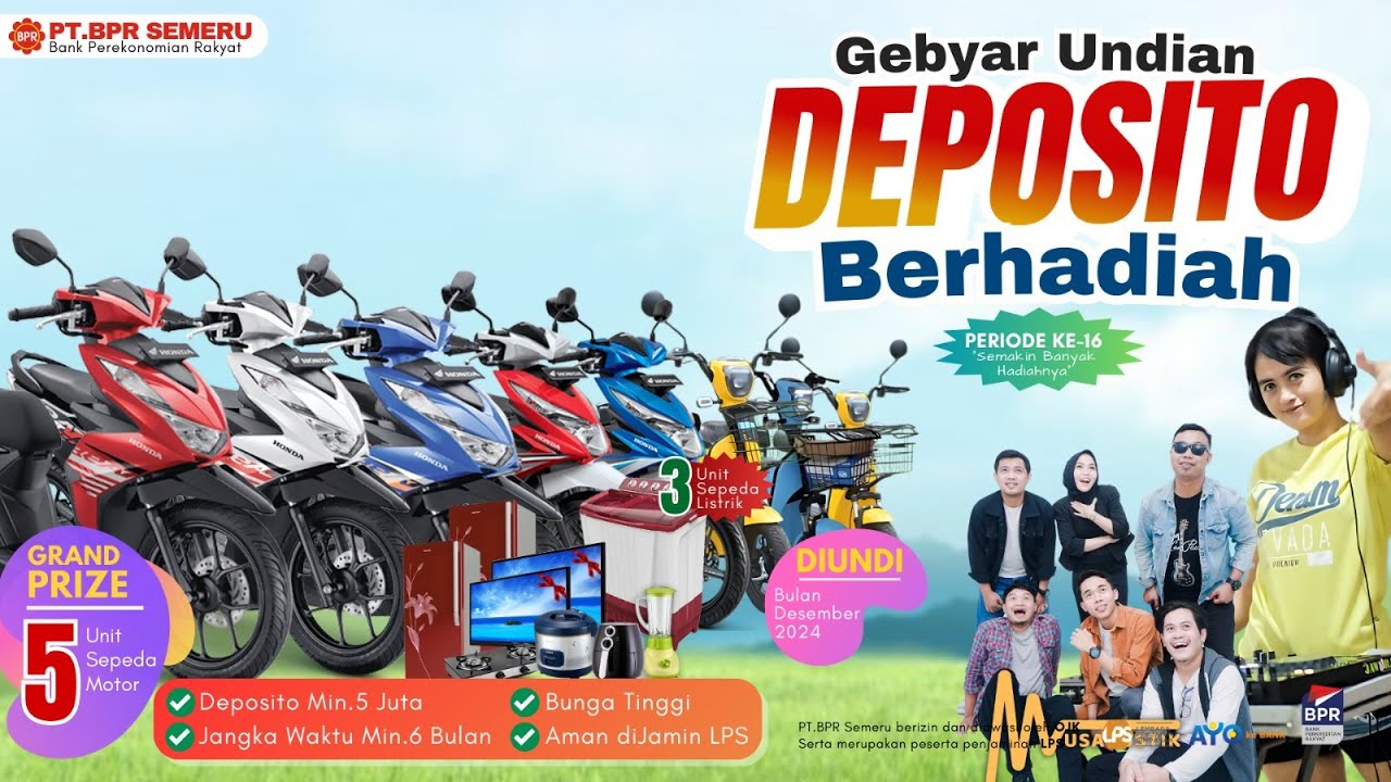 LIVE STREAMING UNDIAN DEPOSITO BERHADIAH PT.BPR SEMERU PERIODE KE-16 ...