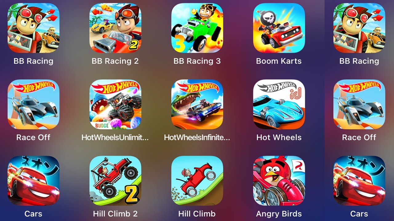 Beach Buggy Racing 3+2,BB Racing 2,Hot Wheels Race Off,Him Climb Racing ...