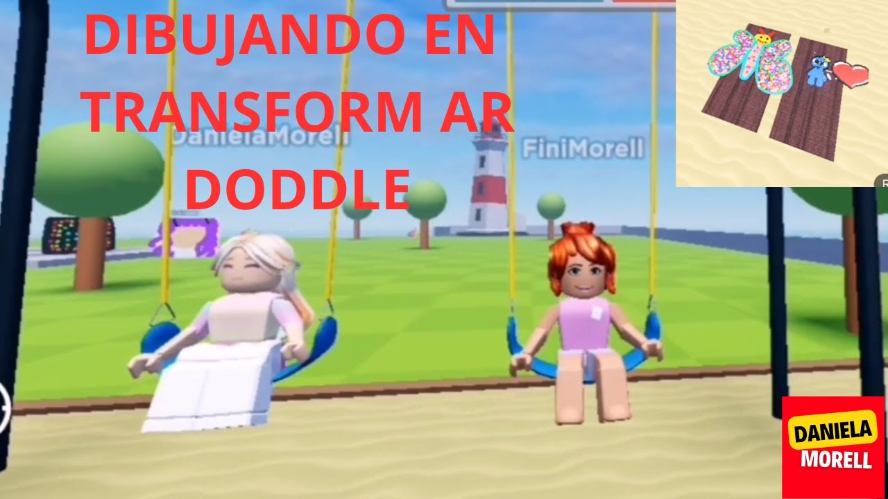 Dibujando en ¡TRANSFORM AR DOODLE! #roblox #dibujo - YouTube
