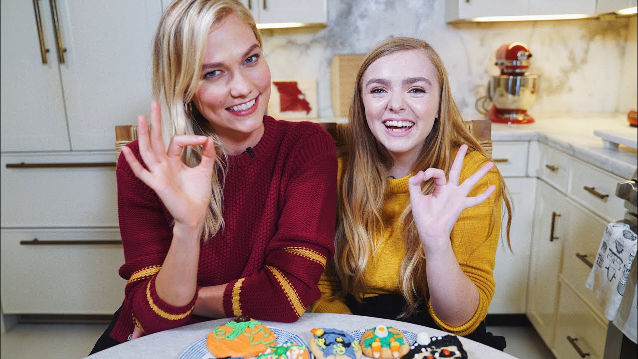 Decorating Halloween Cookies with Elsie Fisher from Eighth Grade ...