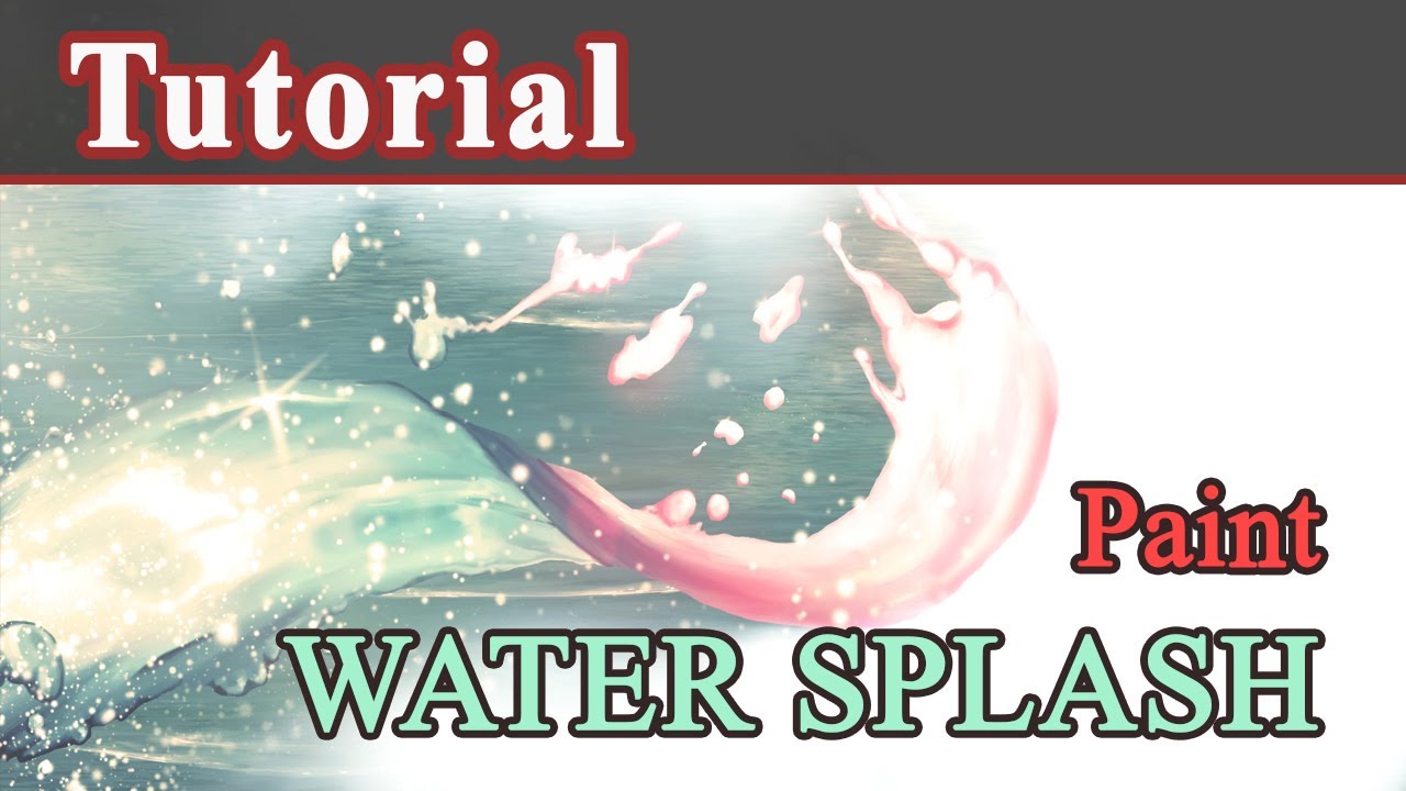 Painting Water Splash in Photoshop Tutorial pt. 01 - YouTube