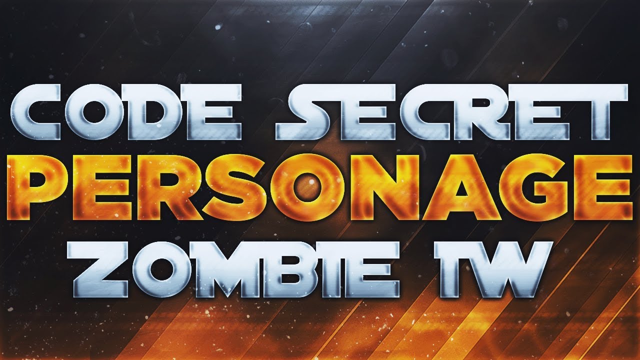 ☑️CODE DES 5 PERSONNAGES ZOMBIE IW 💯 - YouTube