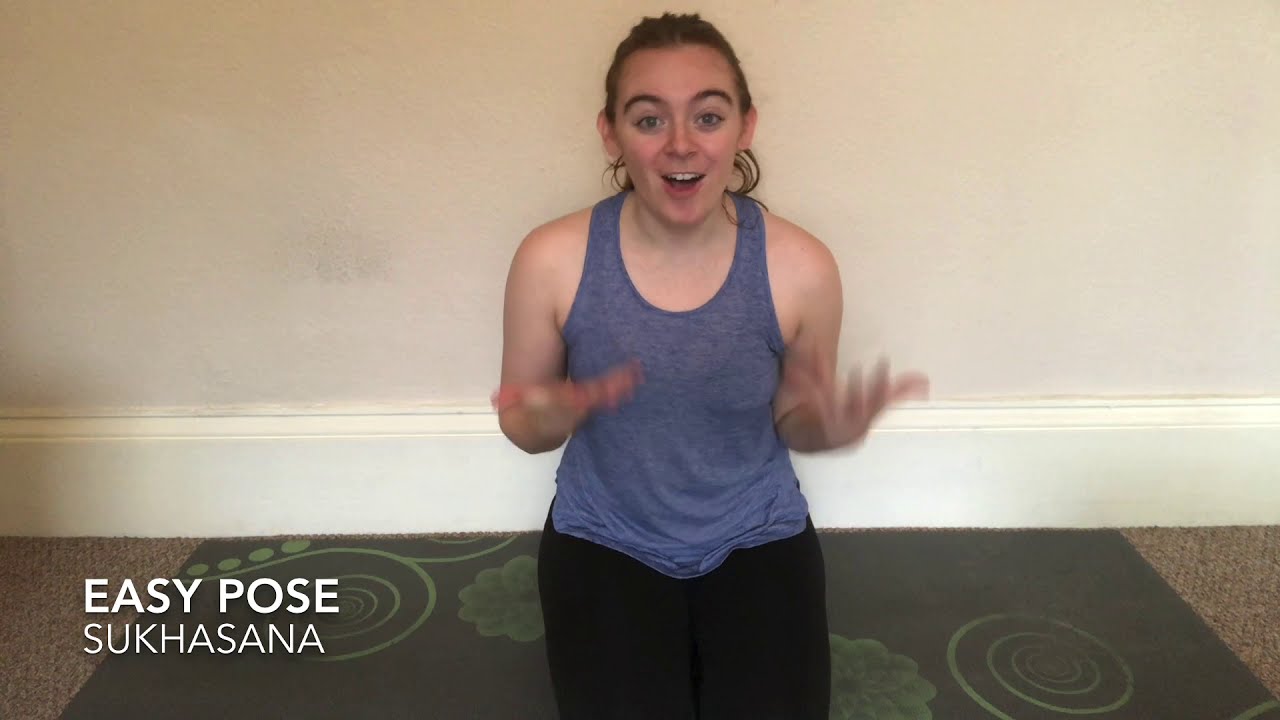 How To Do Easy Pose - YouTube