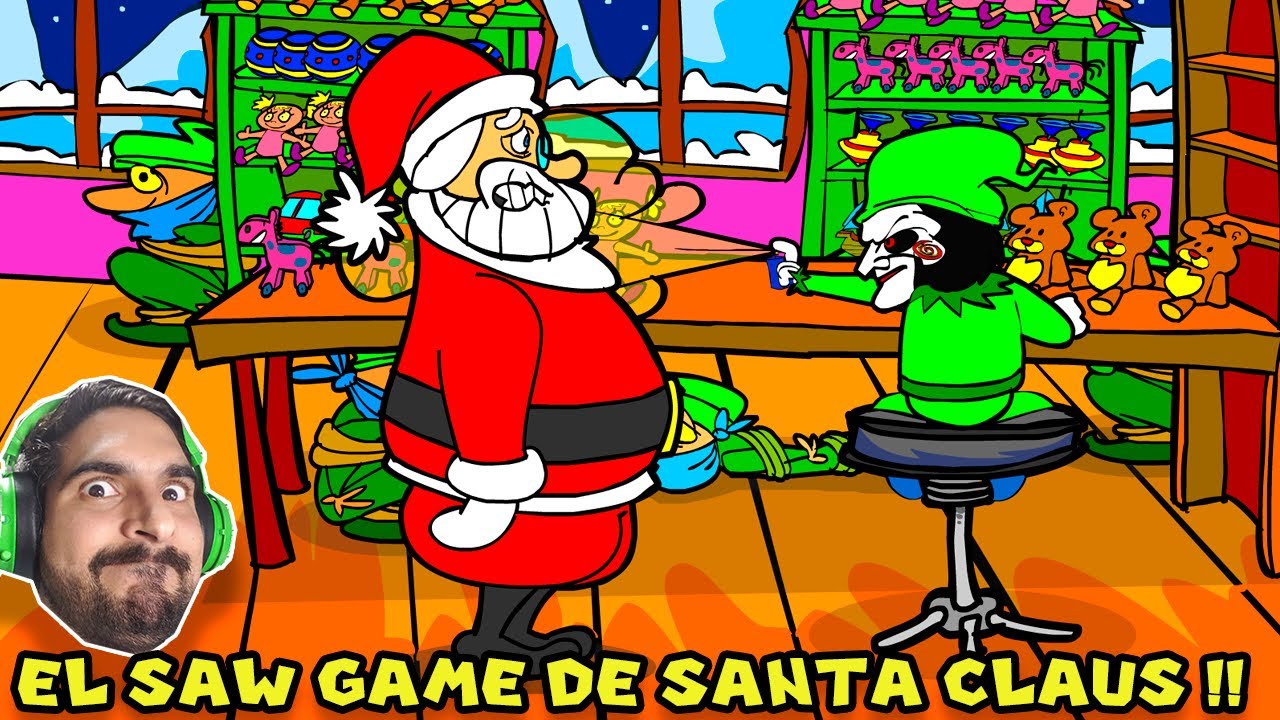 EL SAW GAME DE SANTA CLAUS !! - Santa Claus Saw Game con Pepe el Mago ...