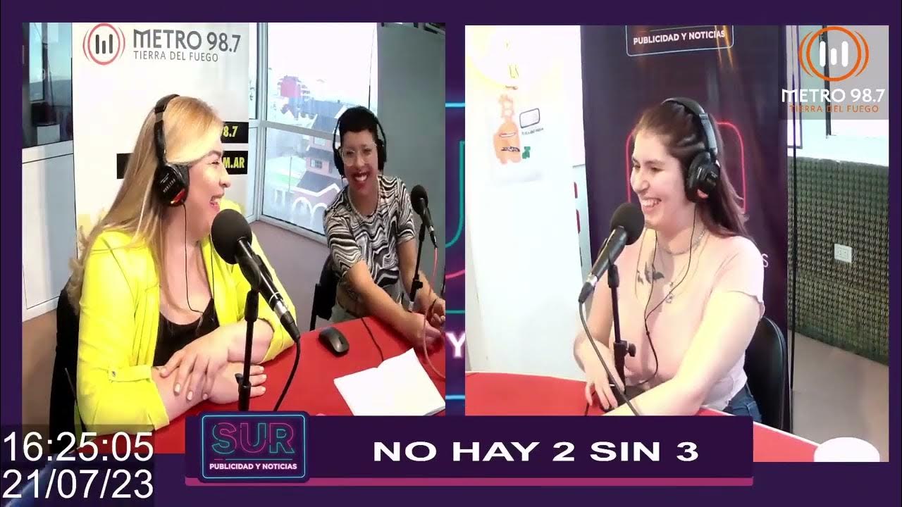 NO HAY 2 SIN 3 INVITADA SANDRA ORTEGA: OIDOS SORDOS A LA GENTE QUE OPINA / VIERNES 21 DE JULIO ...