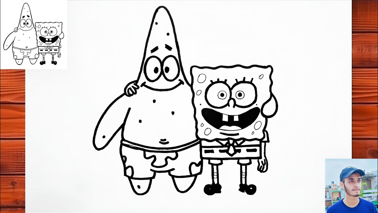 How To Draw Spongebob Squarepants |Beginner Sketch Tutorial - YouTube