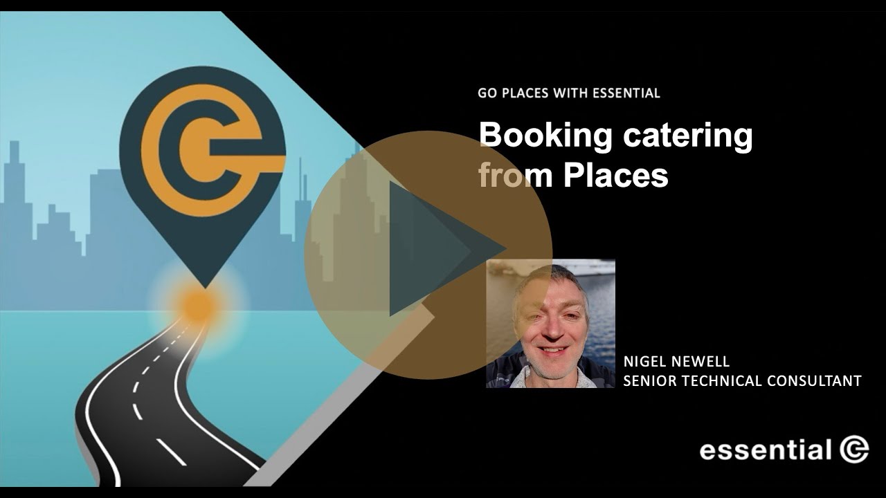 Booking catering from Microsoft Places - YouTube