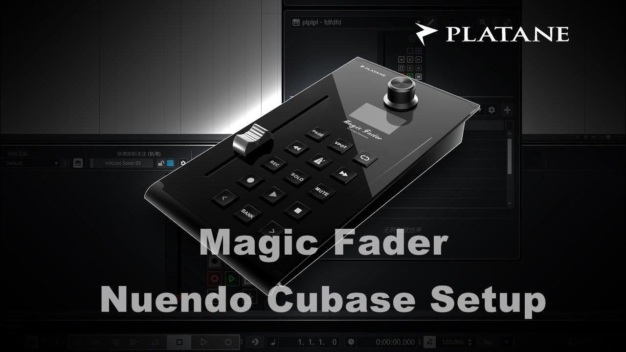 Magic Fader Nuendo Cubase Setup - YouTube