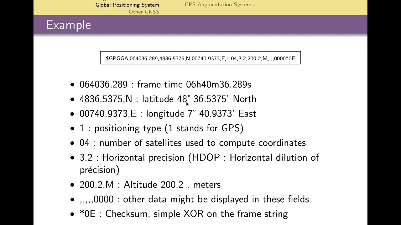 03 The NMEA protocol - YouTube