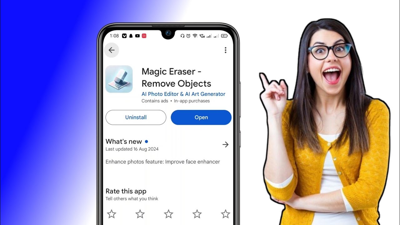 Magic Eraser App kaise chalaye || How to Use Magic Eraser Remove Object ...