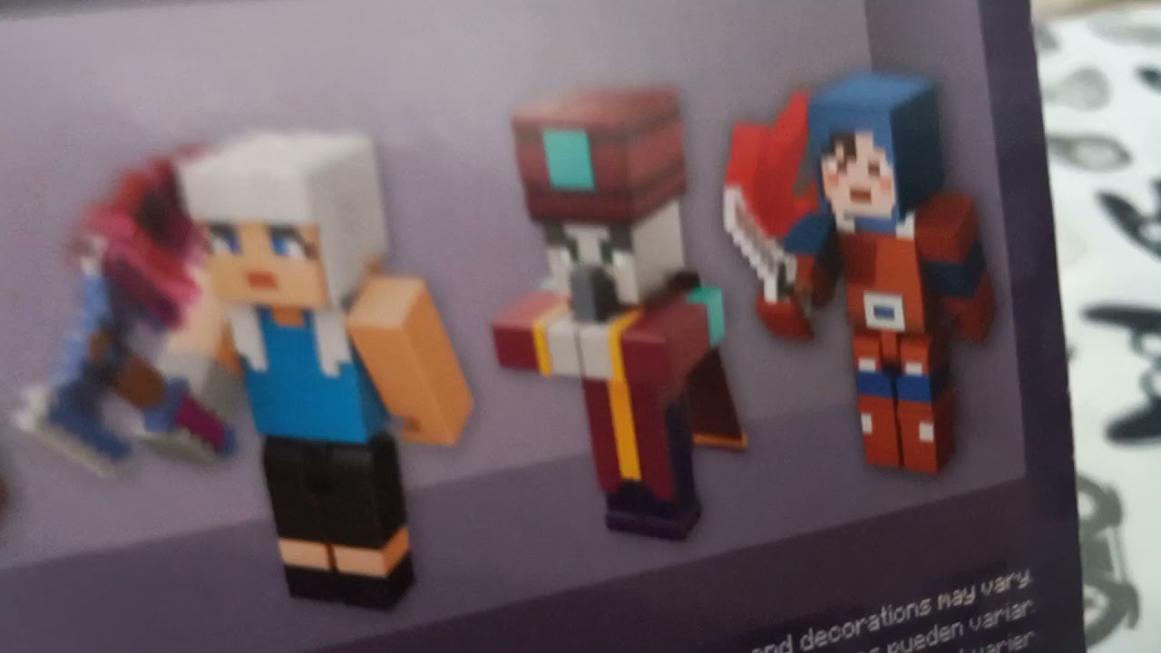minecraft dungeons royal guard figure unboxin - YouTube