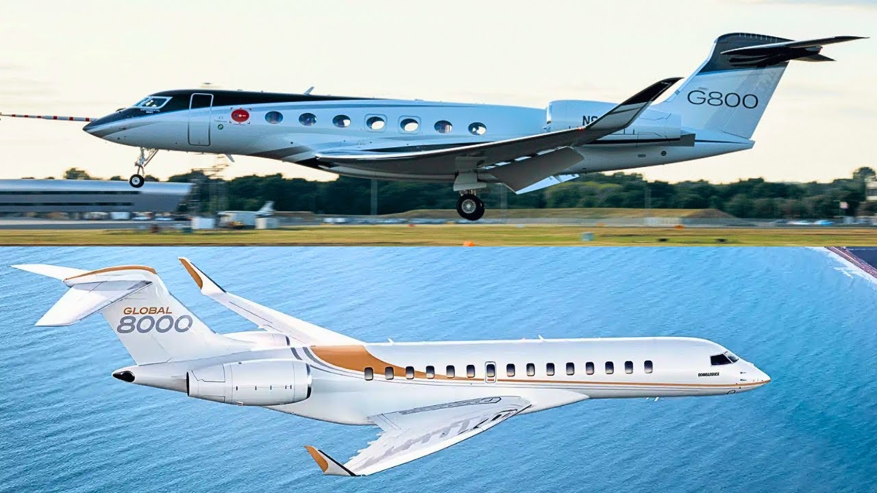 The Gulfstream G800 vs Bombardier Global 8000 | FULL COMPARISON - YouTube