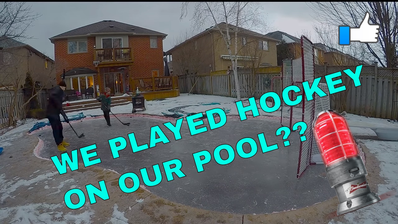 Frozen Pool Ice Rink - Gopro Hero 5 - YouTube