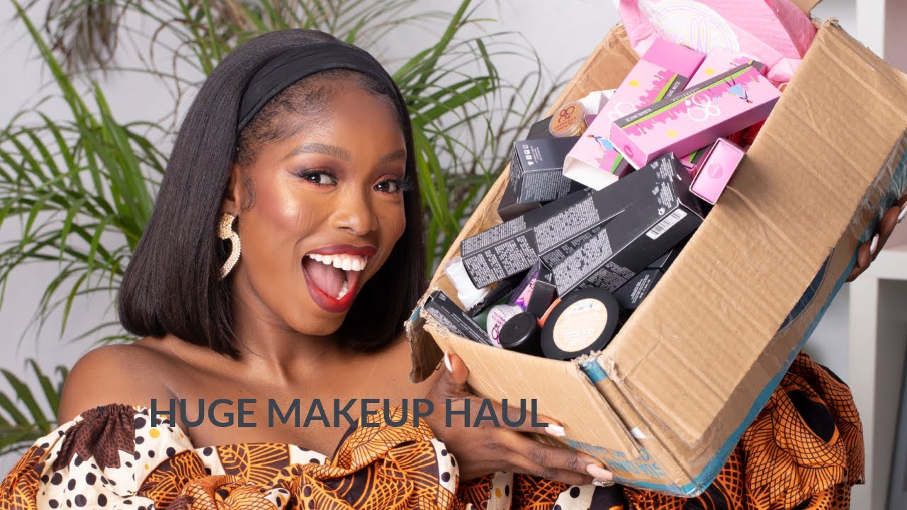 MY FIRST EVER MAKEUP HAUL/ALL YOUR FAVOURITE MAKEUP PRODUCTS - YouTube
