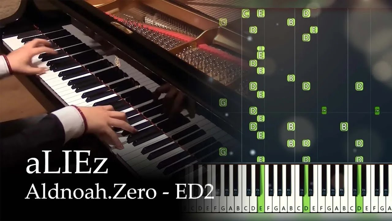 aLIEz - Aldnoah.Zero ED2 | Animenz Piano Sheets | Piano Tutorial ...