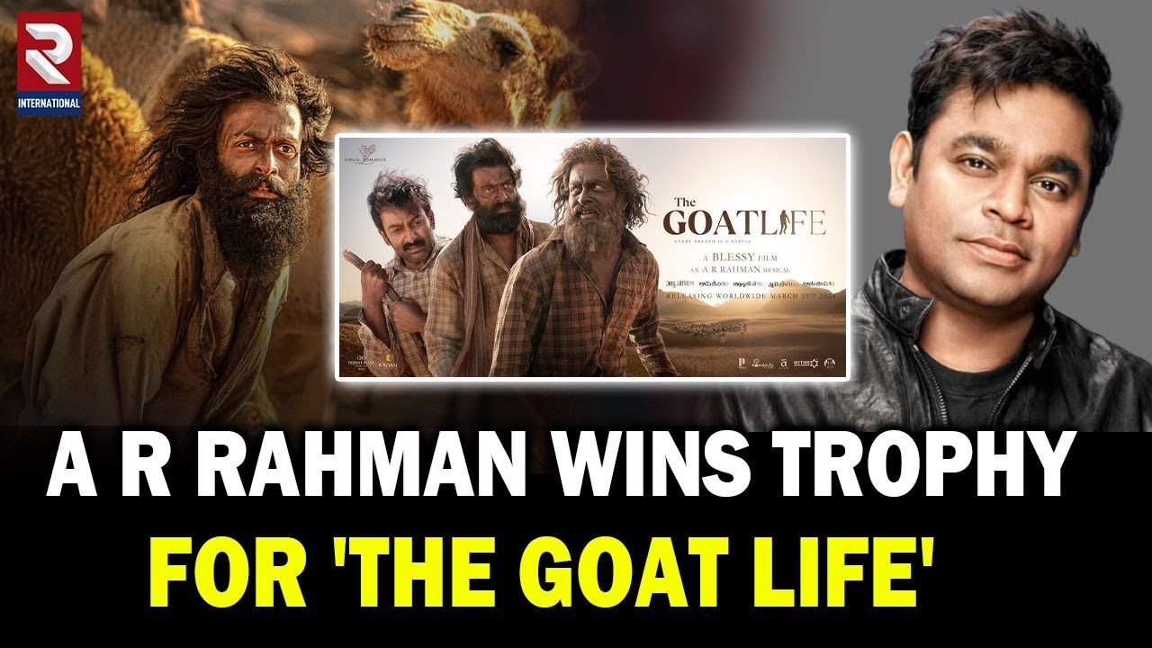 A R Rahman Wins Trophy For 'The Goat Life' At Hollywood Music In Media ...