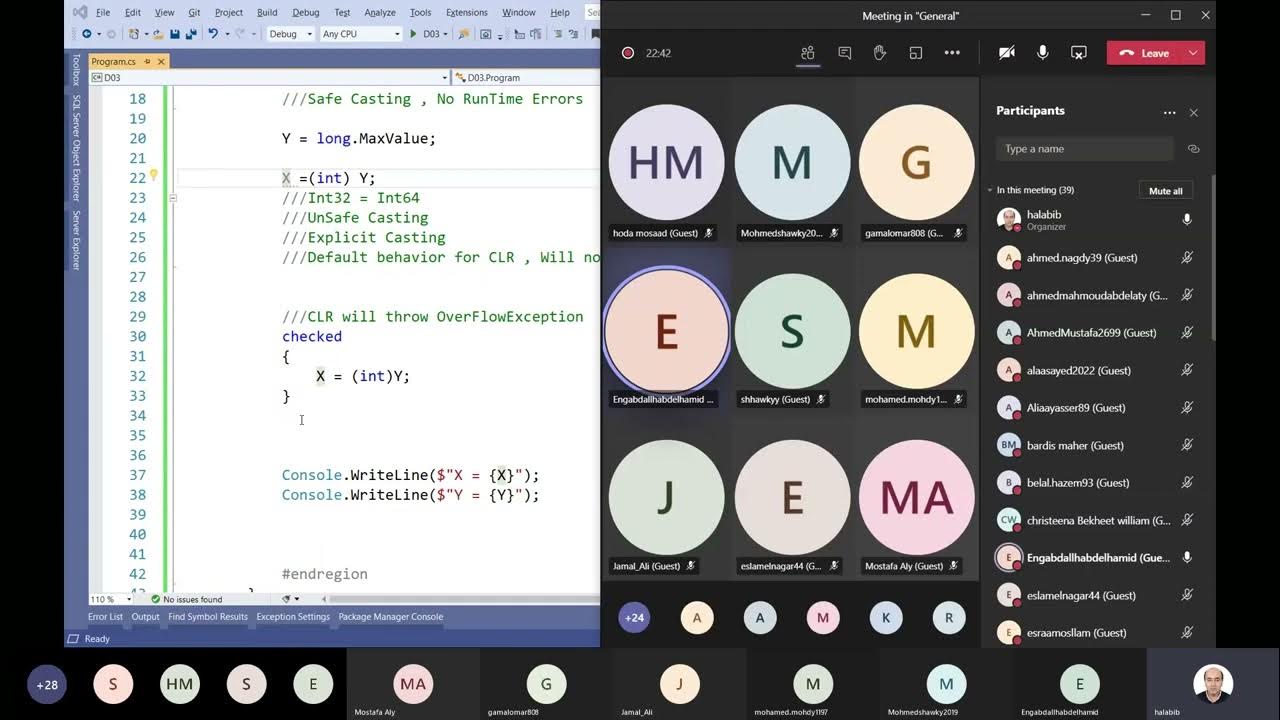 05 5 C#, Casting, Boxing and UnBoxing, Nullable Types, Nullable Operators - YouTube