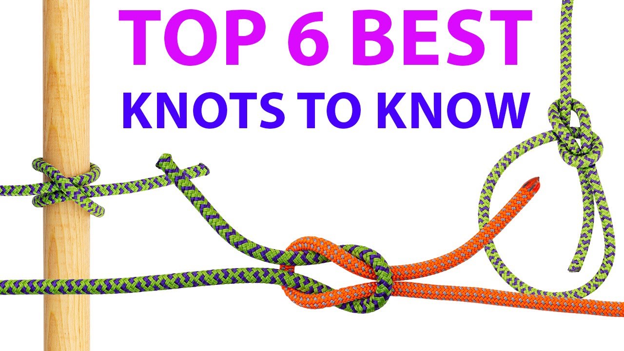 The Most Important 6 Knots for Camping Sailing Survival | Essential for ...