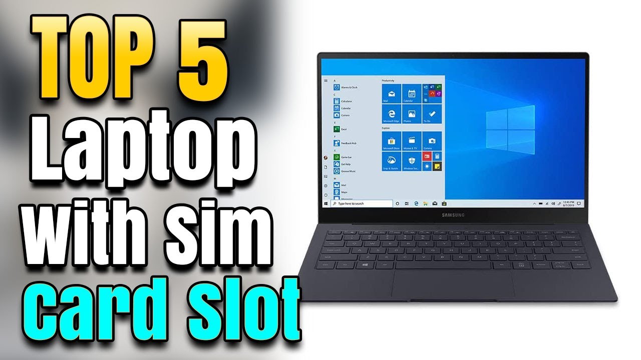 Best Laptop With 4G SIM Card Slot - YouTube