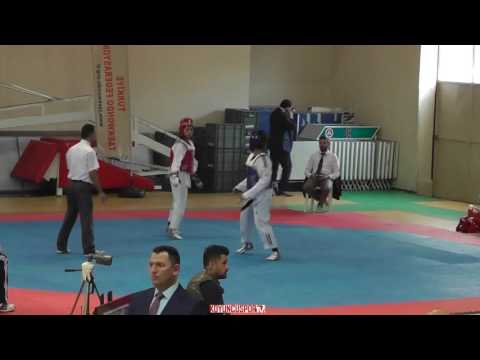 53kg Nuray Tekin vs Aleysa Mahmutçepoglu (2017 Turkish TKD Championships -21)