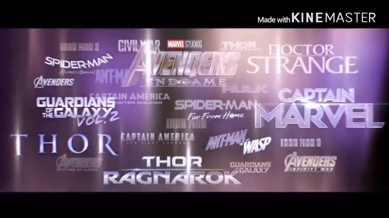 ALL 33 MCU TITLE CARDS [IRON MAN-SHE HULK] Including INFINITY SAGA ...