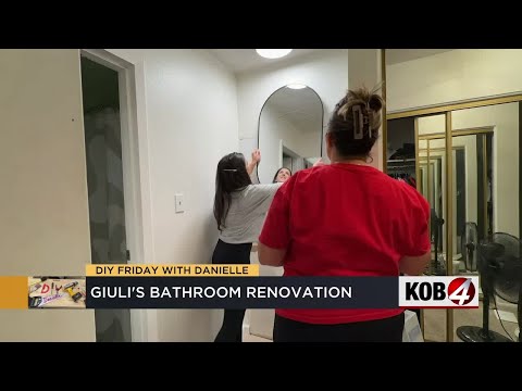 DIY Friday with Danielle: Giuli's bathroom renovation - Part 2