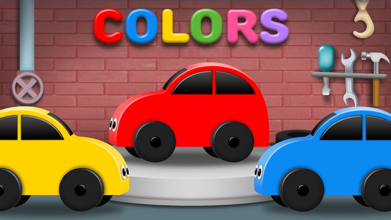 Learn Colors for Kids | Cars with Spray Paint, Color Balls & More Video ...