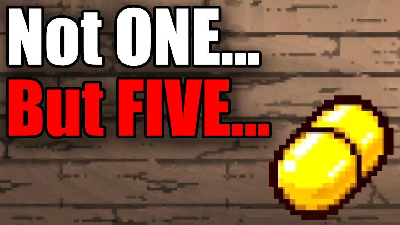 Craziest Floor One Ever 5x Golden HORSE PILL | The Binding of Isaac ...