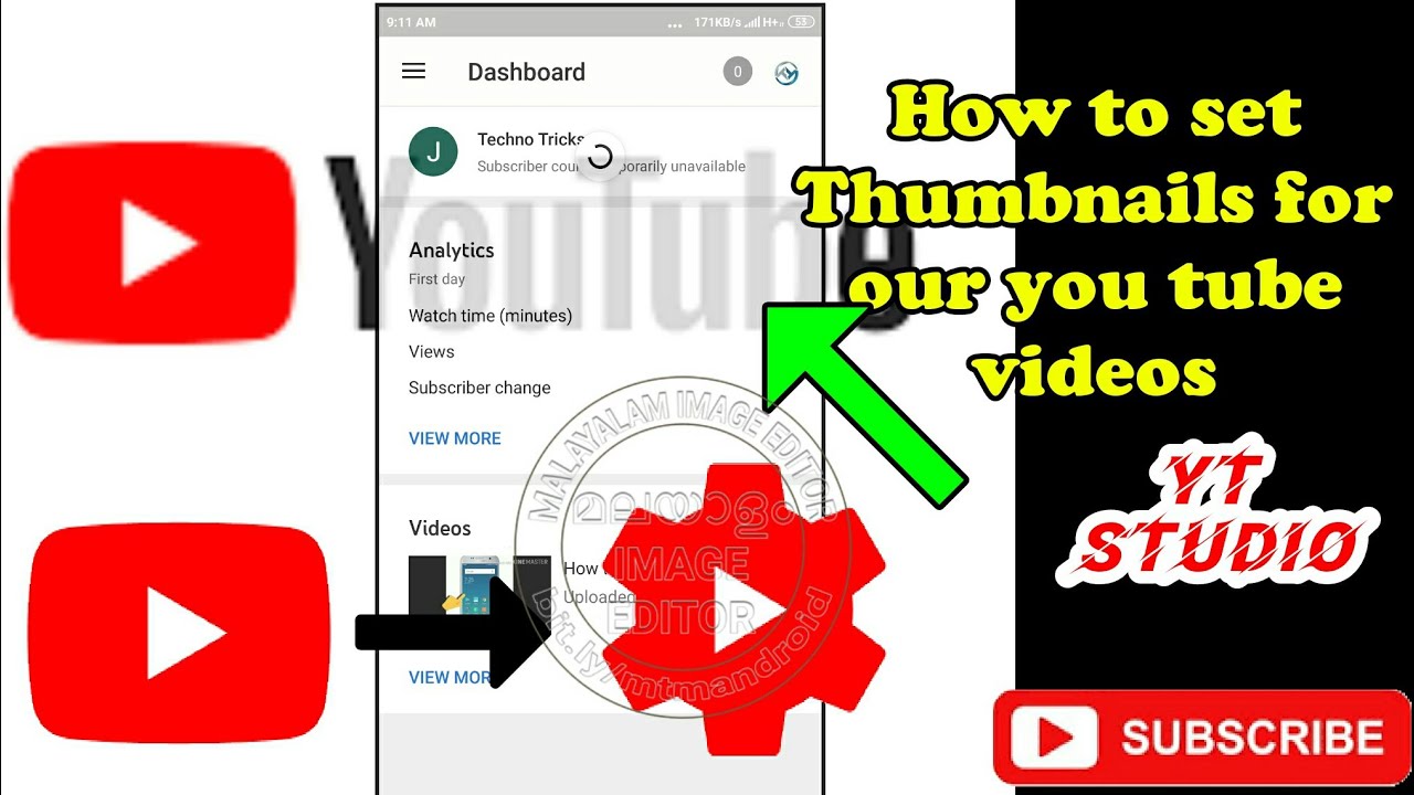 How to set / add thumbnail icon for youtube videos, that gives very ...