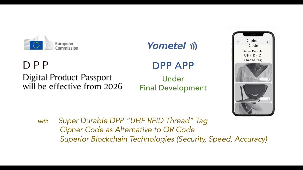 DPP + Cipher Code + Super Durable UHF RFID Thread tag - YouTube