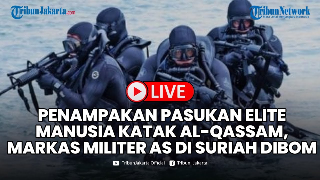 🔴 Manusia Katak Al-Qassam Bikin Israel Panik, Markas Militer AS di ...