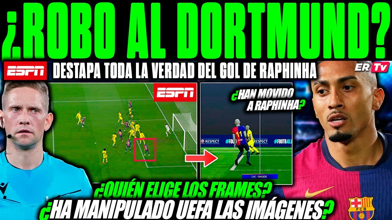 💥ESPN DESVELA el ROBO y LAS AYUDAS al FC BARCELONA ¿MANIPULÓ UEFA LAS ...