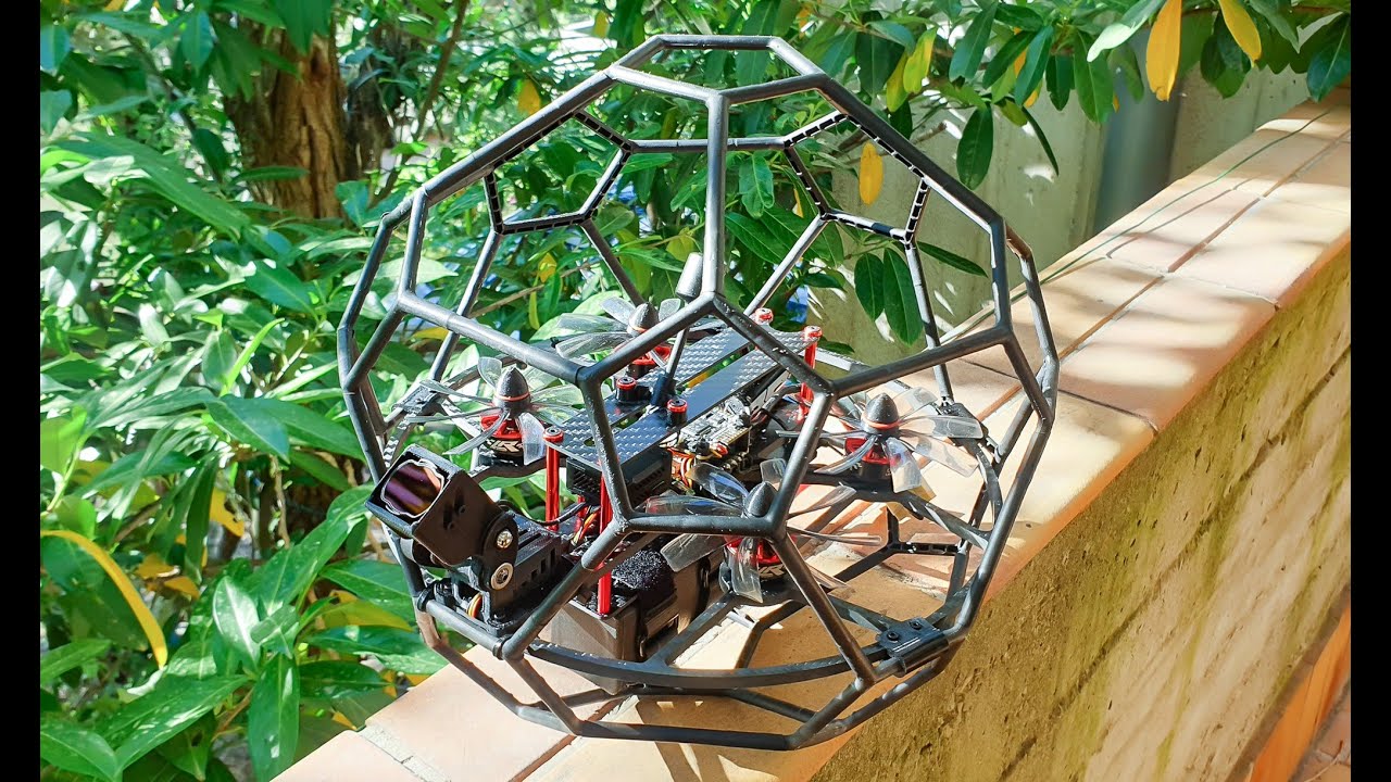 With its 180° vertical vision, the Xpert Kage Pro caged drone can carry ...