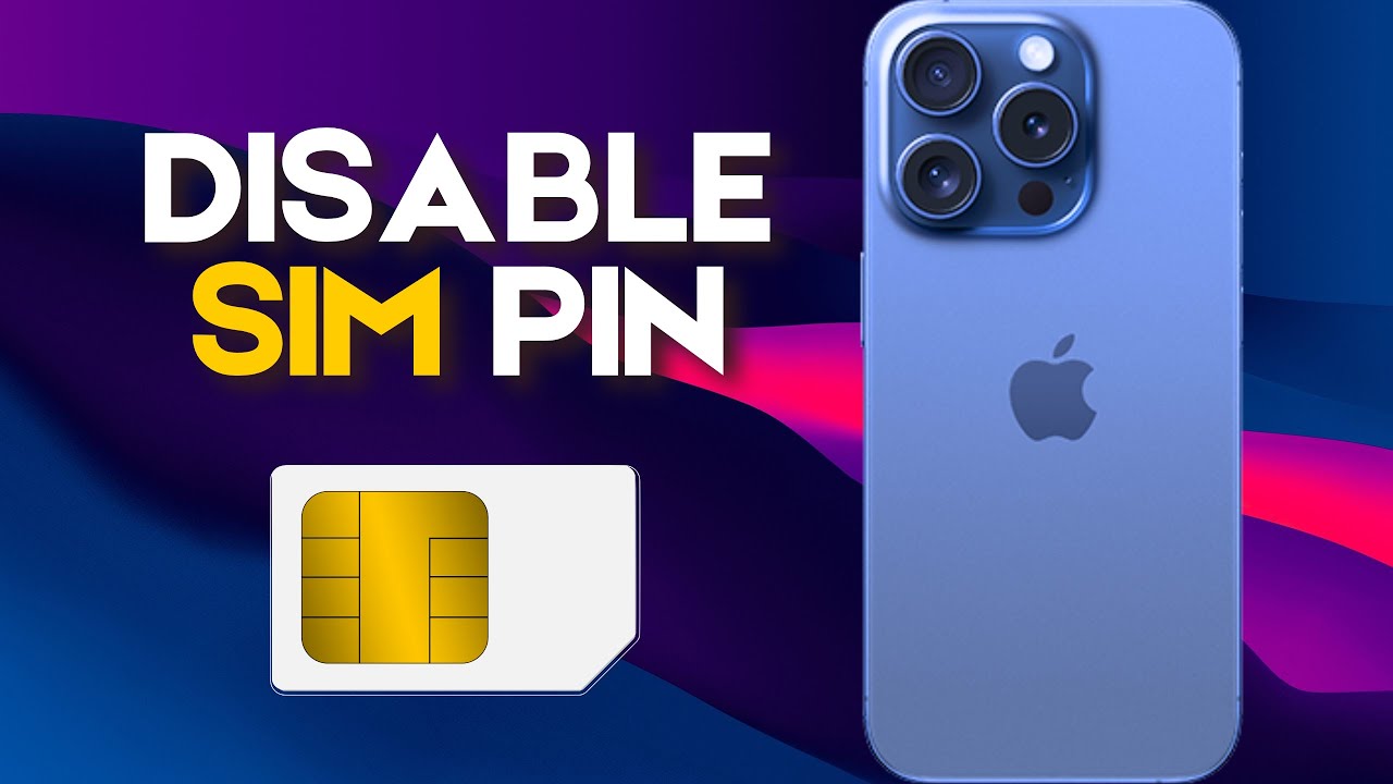 How to Disable SIM PIN on iPhone iOS 18 - YouTube