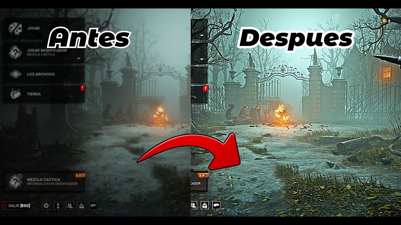 💪MAS BRILLO EN DEAD BY DAYLIGHT 💪 MEJORES GRAFICOS Y MEJOR VISION DBD ...