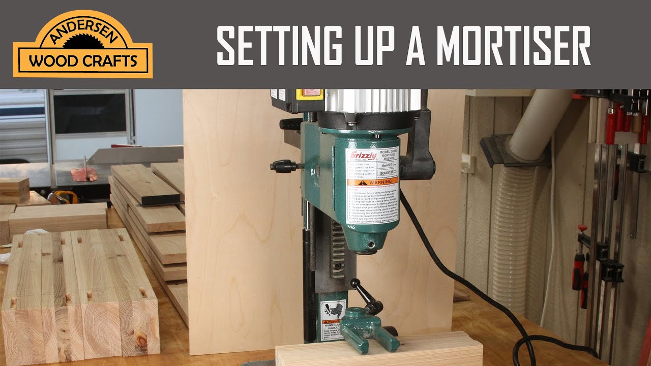 SETTING UP A BENCHTOP MORTISING MACHINE - YouTube