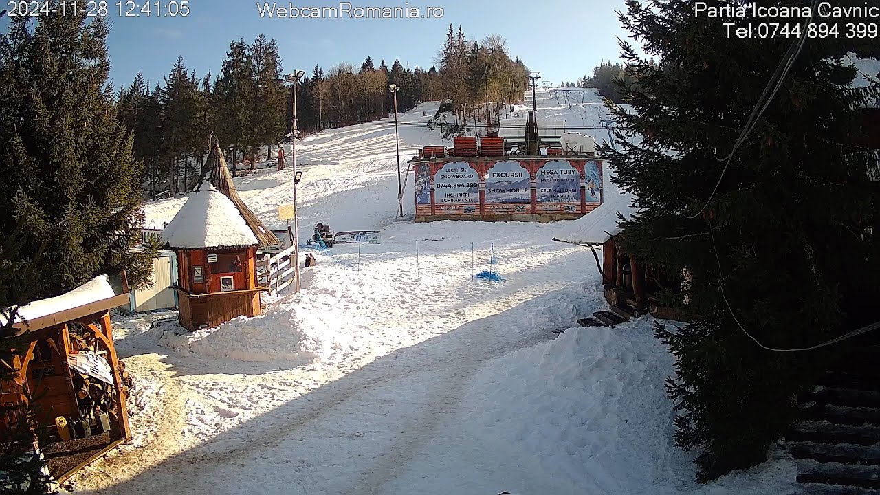 Webcam Pârtia Cavnic - YouTube