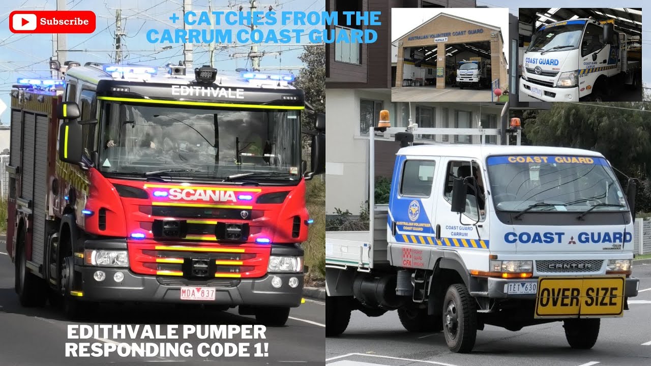 CFA // AVCG - Edithvale Pumper & Carrum Coast Guard - Responding Code 1 ...
