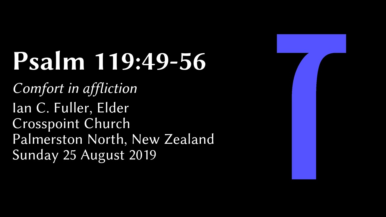 Psalm 119 49 56 Comfort In Affliction sermon Audio Only YouTube psalm-119-49-56-comfort-in-affliction-sermon-audio-only-youtube