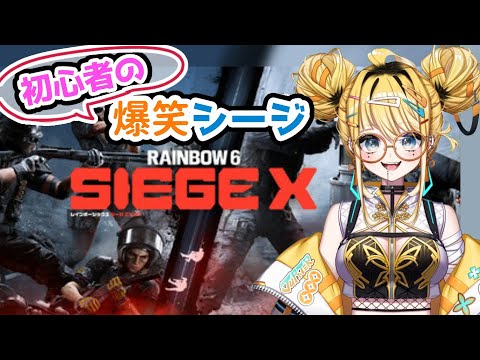 【#R6SX】初心者爆笑シージ。今日もがんばります。虹色指示部【レインボーシックスシージX】 - YouTube