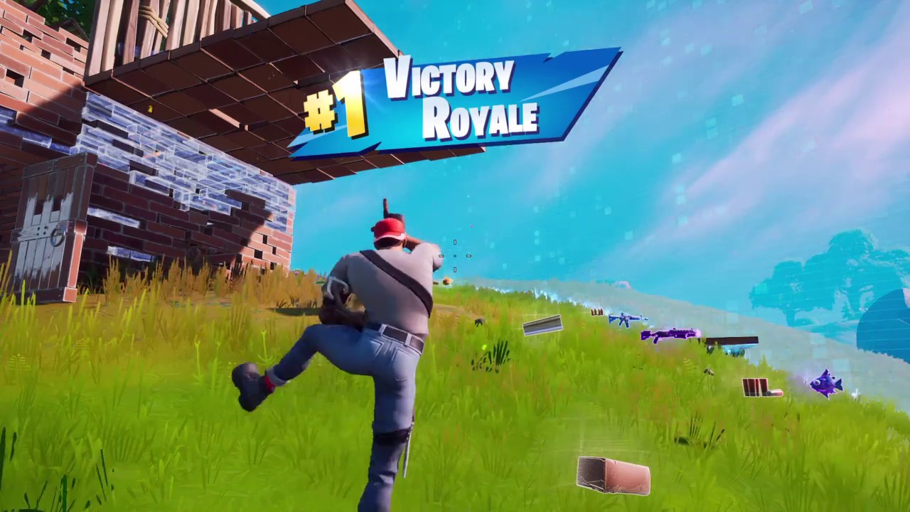 First Fortnite Premiere! Epic Solo Win! - YouTube